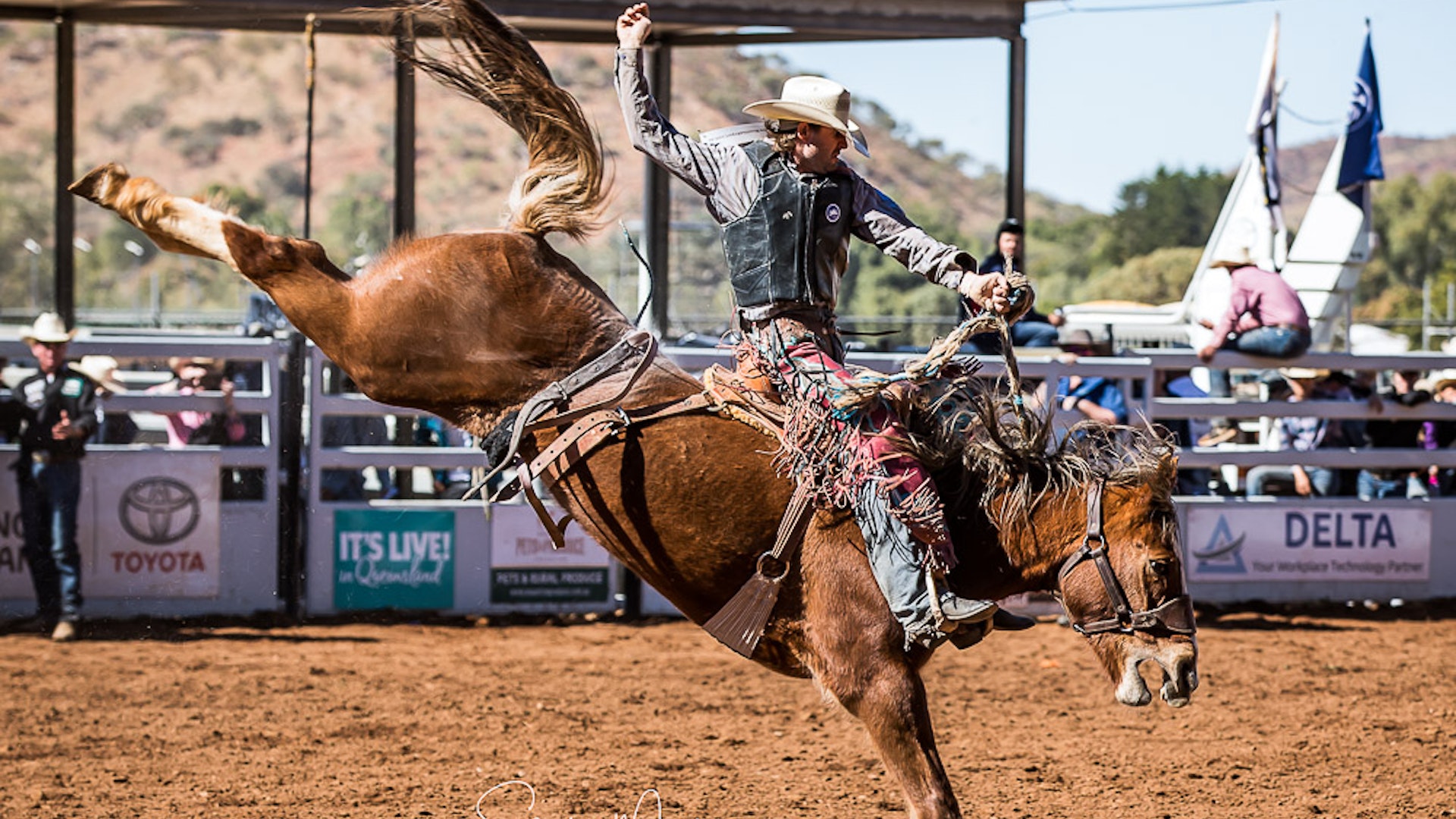 Prepping for the Mount Isa Rodeo - Redearth Boutique Hotel, Mount Isa